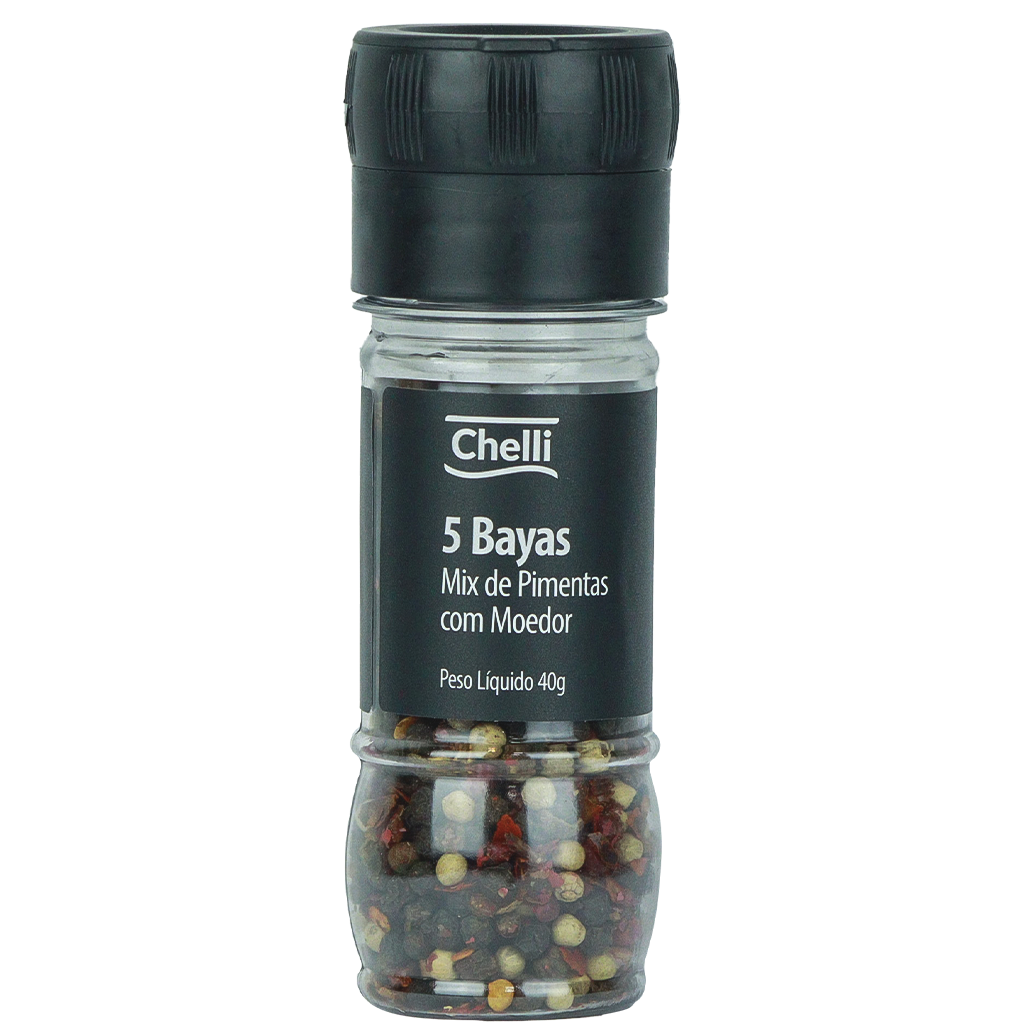 5 Bayas Chelli 40G com Moedor